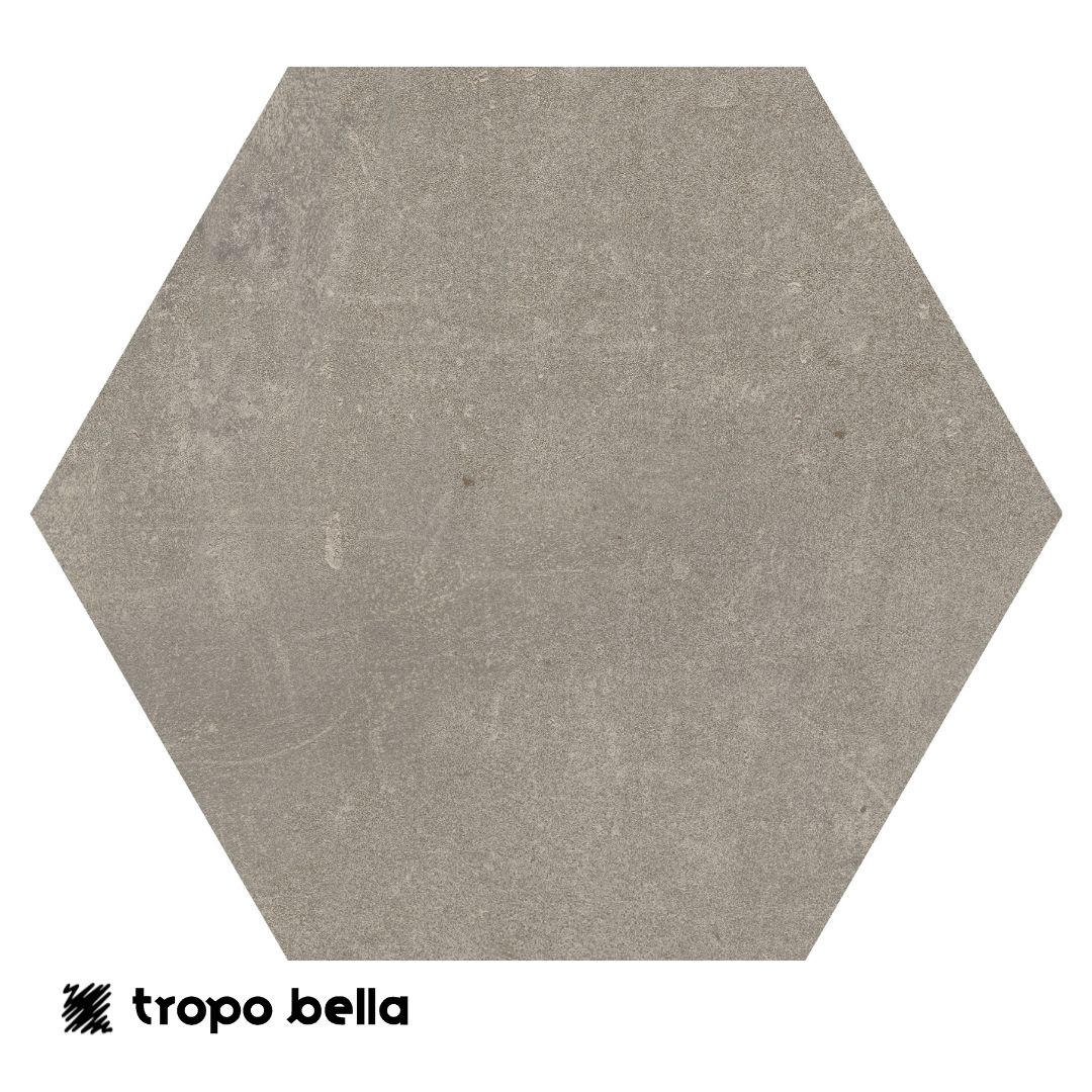 PORCELANATO SAMPA HEX CIMENTO MA 18X20,8 DECORTILES – Tropo Bella